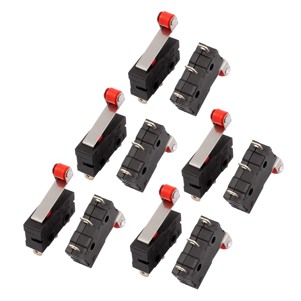 10 Pcs 125V/250V 2A 1NO 1NC Momentary SPDT Mouse Micro Switch - Walmart ...