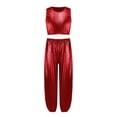 Haitryli Kids Shiny Jazz Disco Outfits Hip Hop Dance Shorts Sets Cheer ...