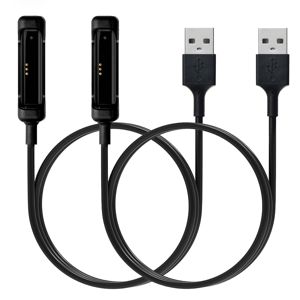 2 Packs Replacement USB Charging Cable Cradle Dock Adapter for Fitbit ...