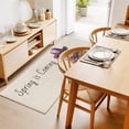 Area Rug 2x6ft Purple Bow Groundhog Carrot Area Rugs for Kitchen Runner ...