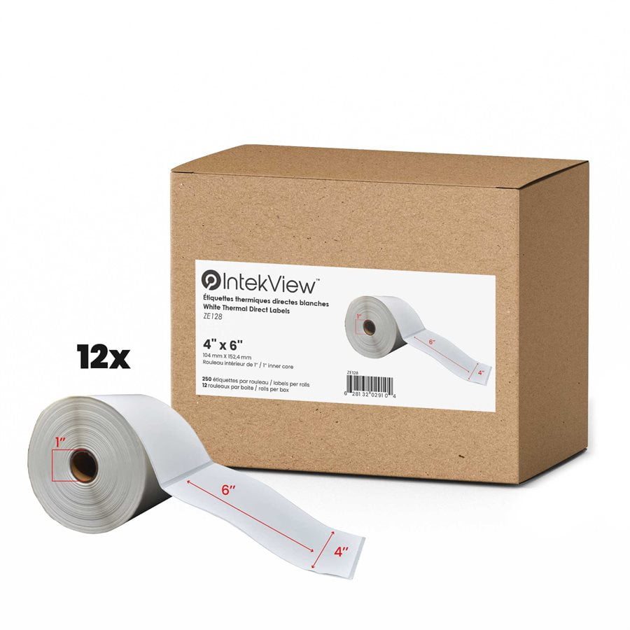 Click here for Intekview 4x6 Direct Thermal Labels 1core 250/Roll... prices