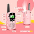 Walkie Talkies for Kid, 2 Way Radio, 3 KM Long Range Toy for Boy Girl 3 ...