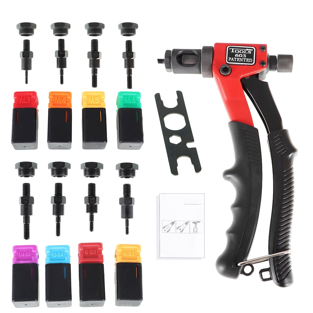 findmall 8in Rivet Gun Kit, Hand Riveter Designed with Excellent ...