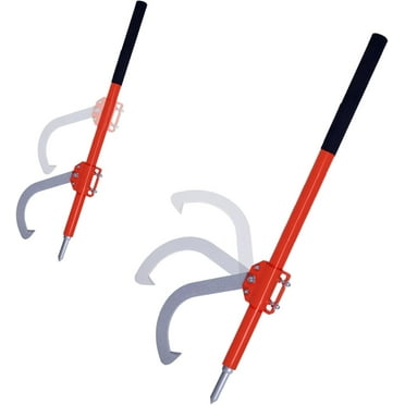 Felled Timber Claw Hook 28in Heavy-Duty Log Lifting Tongs, Grapple ...