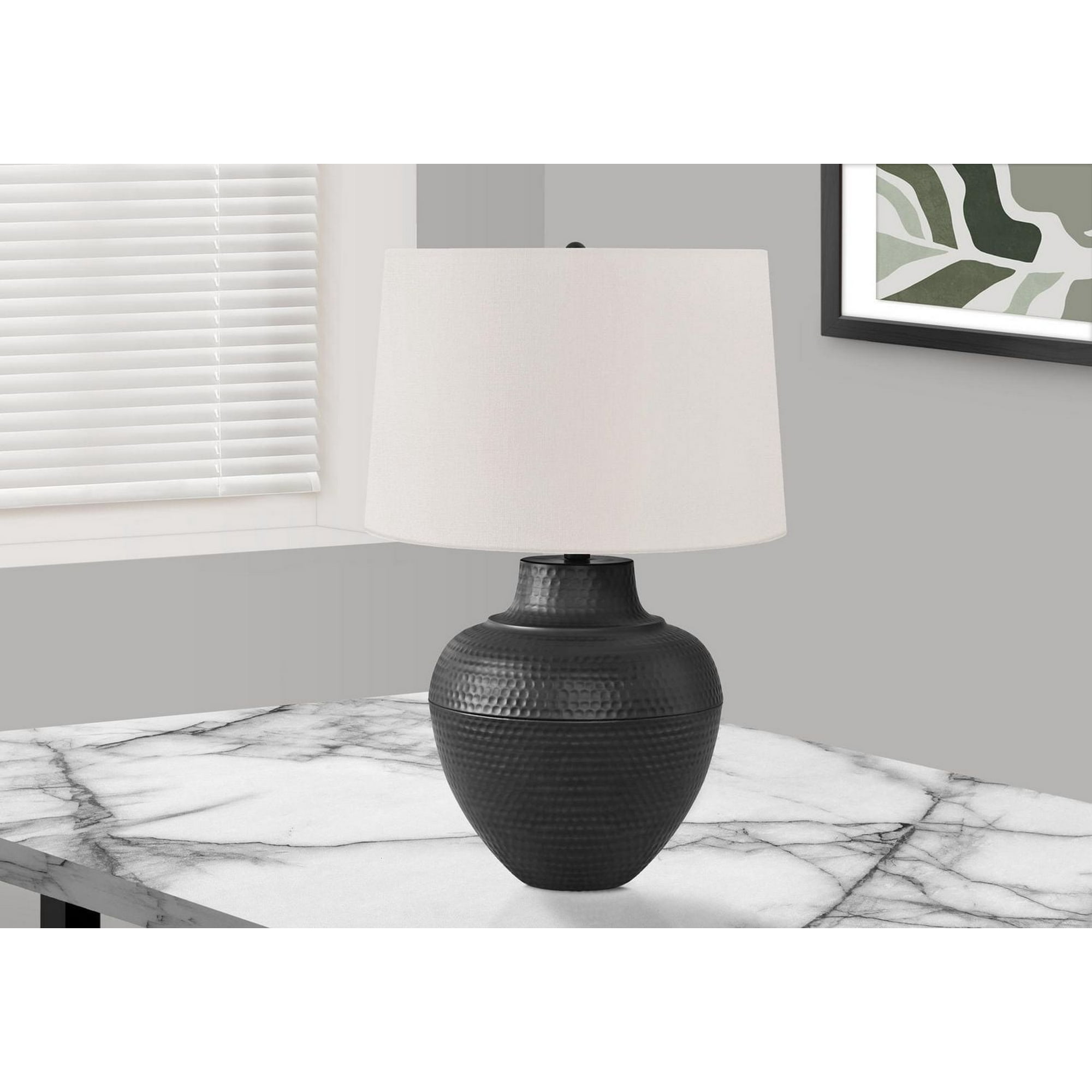 Click here for Monarch Specialties Lighting  26H  Table Lamp  Bla... prices