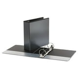 Economy 3-Ring View Binder, 3" Capacity, 11 x 8.5, Black with Non-Glare ...