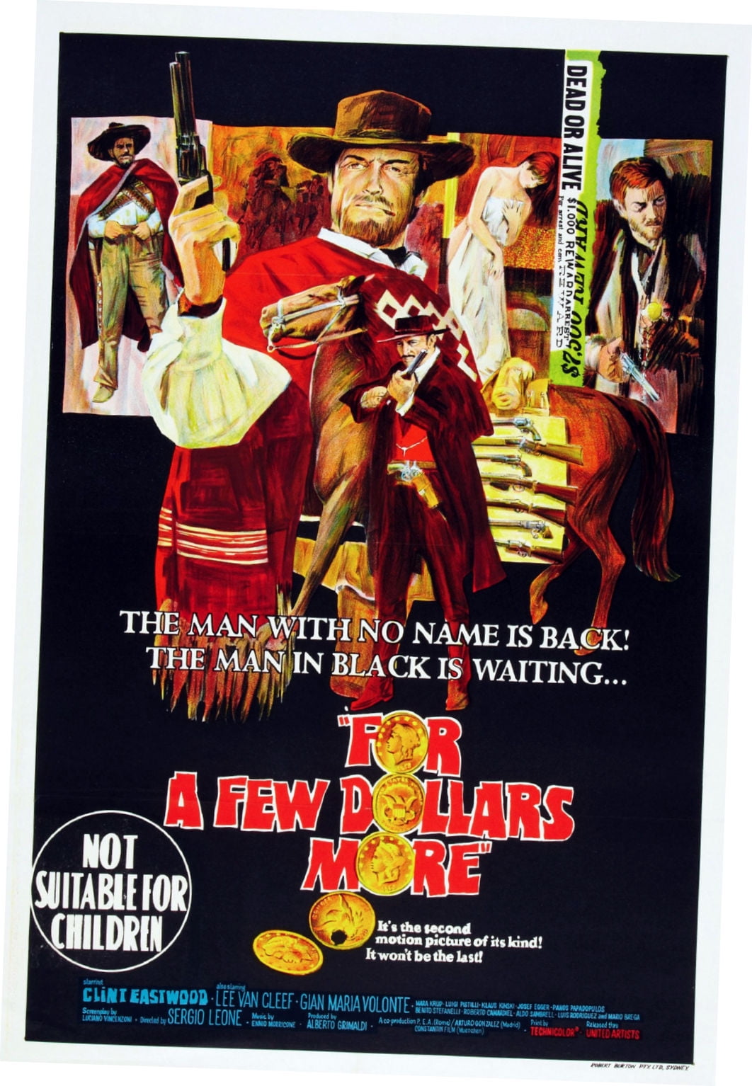 AB Posters For A Few Dollars More Movie Poster 11inx17in Mini Poster ...