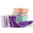 3" Purple Double Faced Satin Ribbon 3 Yards - Walmart.com