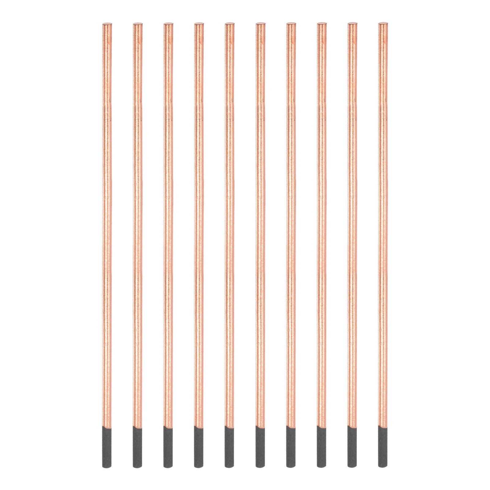 Uxcell 5x355mm Copper Coated Gouging Carbon Gouging Rods Electrodes 10 ...