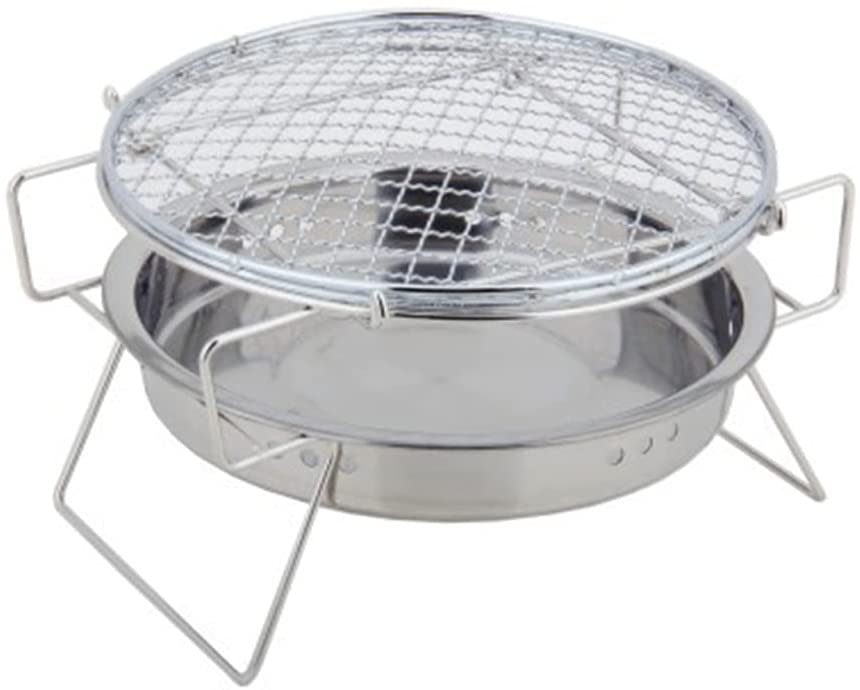 Barbecue Rack, Mini Outdoor Stainless Steel Round Barbecue Rack ...