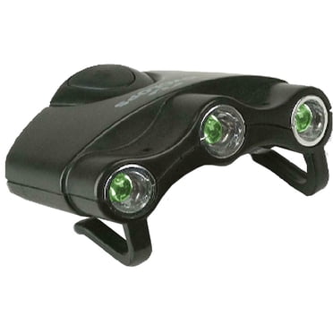 Cyclops CYC-HC1-W Orion Hat Clip Light With 3 Clear LED Lights ...
