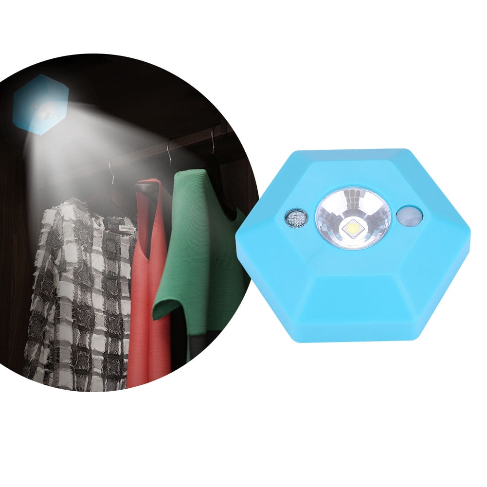 Linda lámpara con sensor de movimiento, luz LED hexagonal con sensor de ...