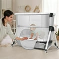 Cowiewie 3-in-1 Baby Crib: Bassinet, Sleeper, Playpen, Adjustable ...