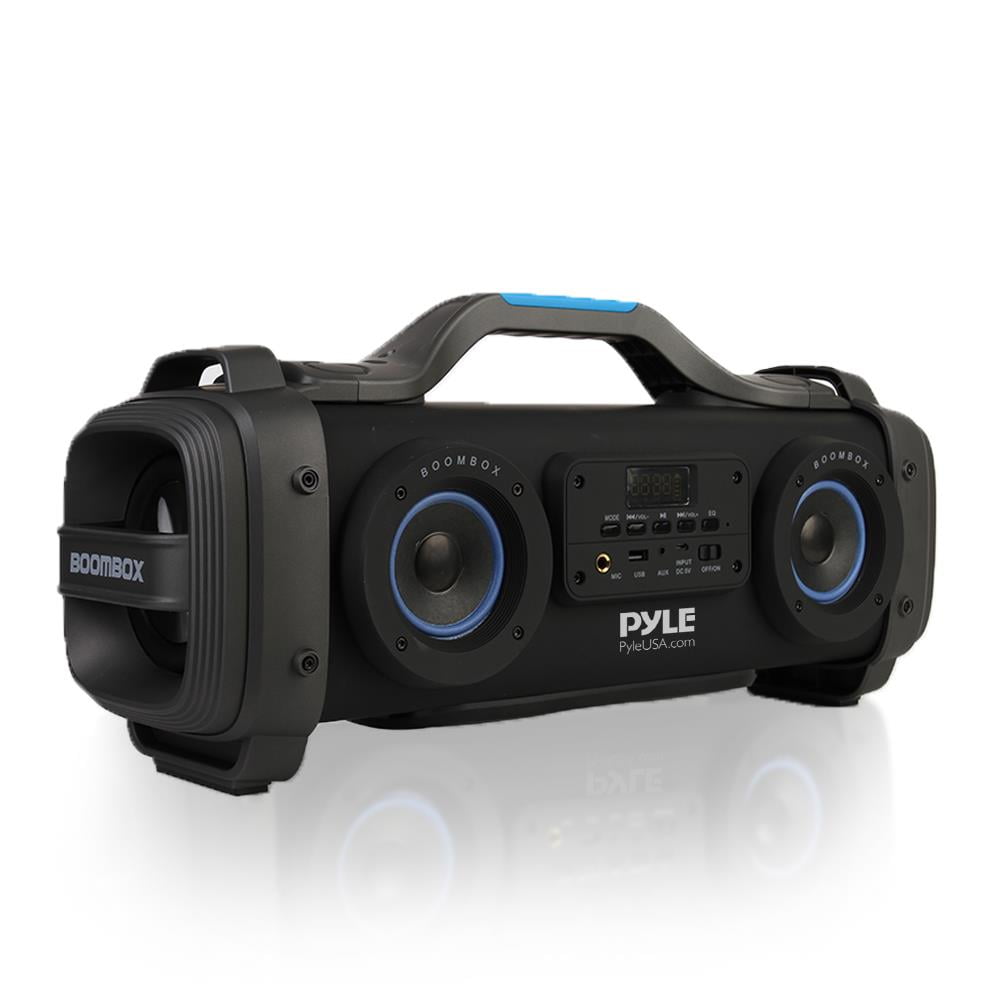 Pyle PBMSPG148 - BoomBox Karaoke Speaker System - & Portable Stereo ...