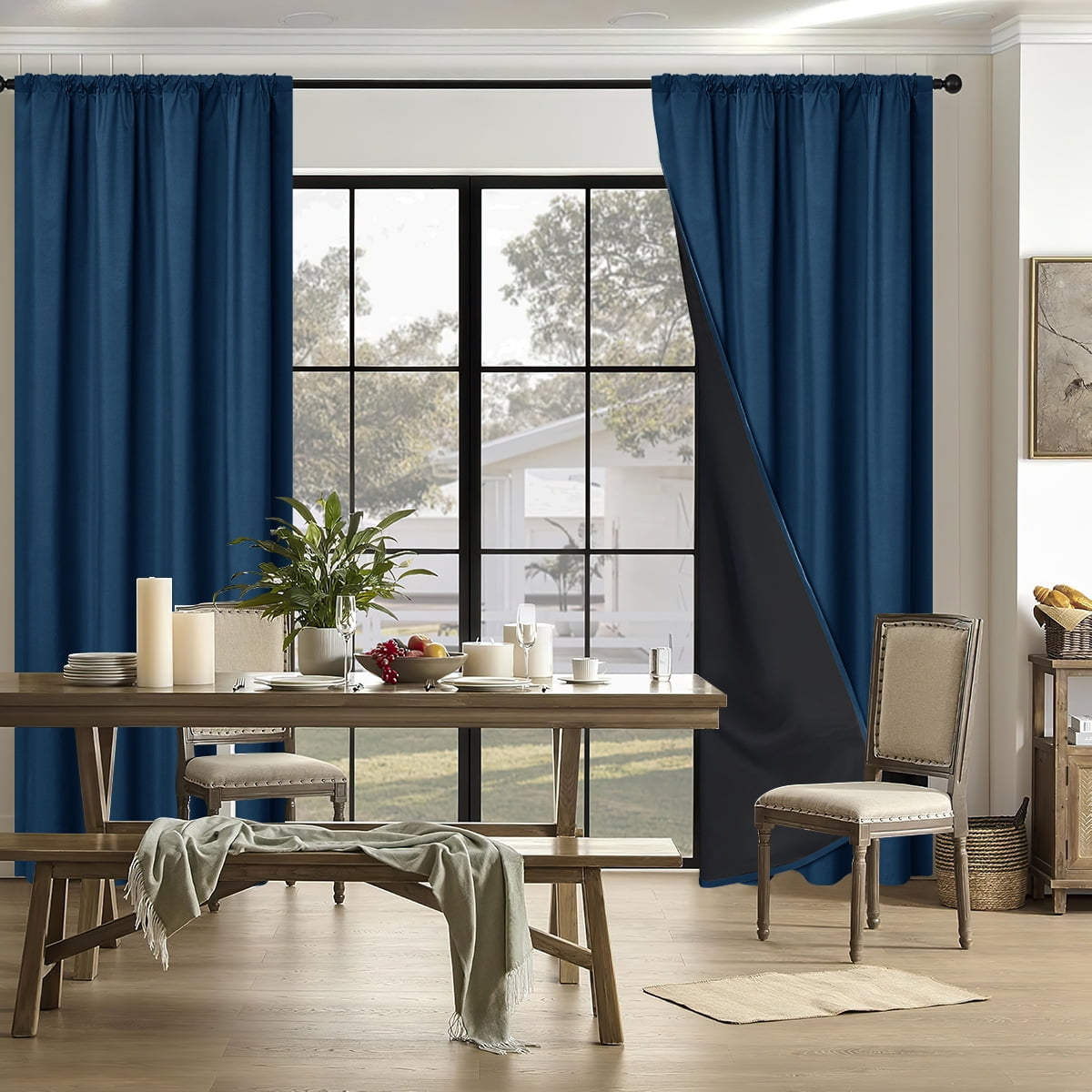 Click here for Nvzi Drapes For Bedroom  Blackout Curtains 132*160... prices