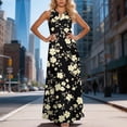 TaTaai Women's Plus Size V-Neck Sleeveless Maxi Dress with Flowy A-Line ...