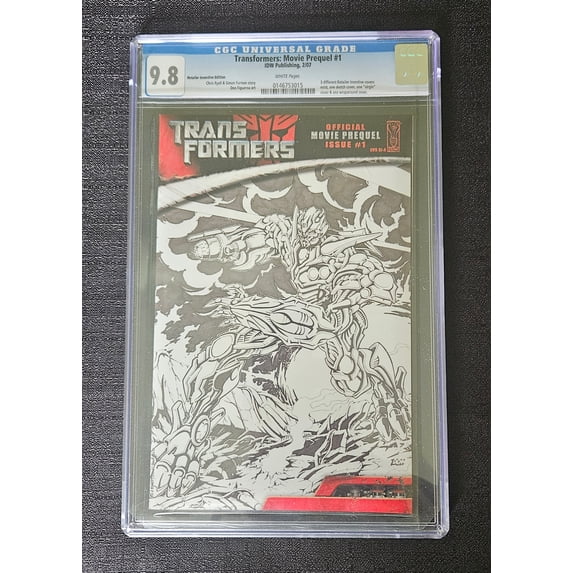 Transformers: Movie Prequel #1 - CGC 9.8 Comic Book - Walmart.com