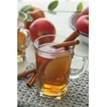 LAV Clear Glass Tea Coffee Mugs with Handle, Perfect for Cappuccino ...