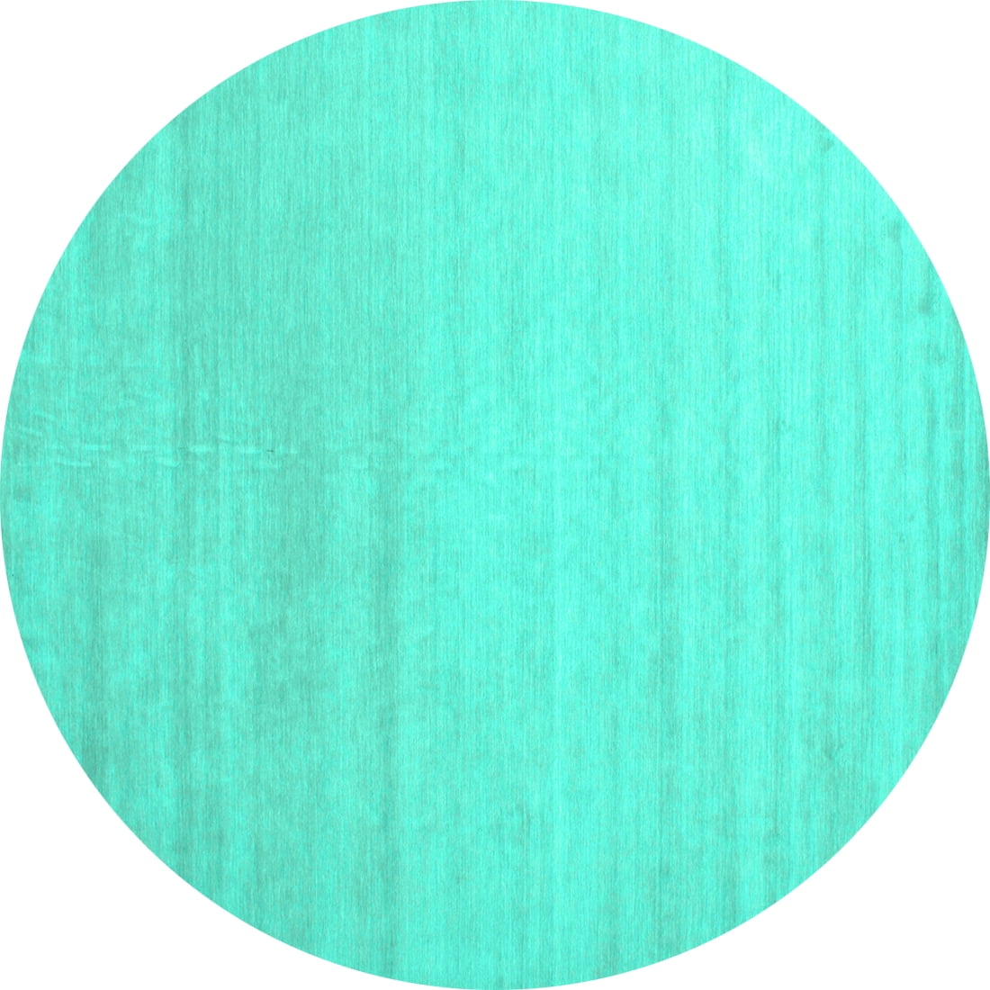 Ahgly Company Indoor Round Solid Turquoise Blue Modern Area Rugs, 8 ...