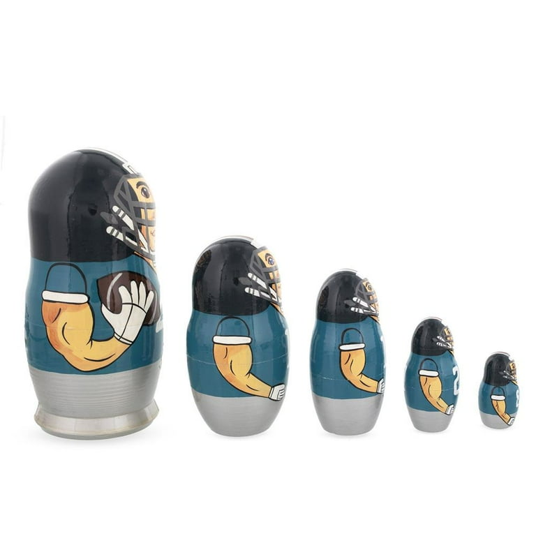 factory discounts Football Wooden Nesting Dolls
