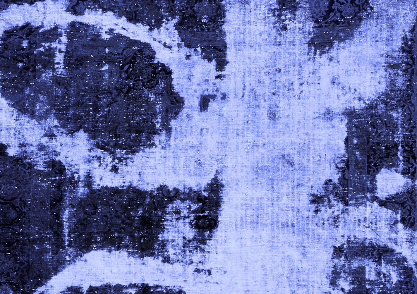 Ahgly Company Machine Washable Indoor Rectangle Abstract Blue Modern ...