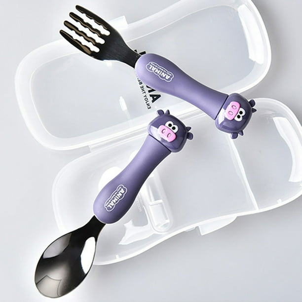 Travelwant Easy Grip Flatware Fork And Spoon Utensil Set – Perfect for ...