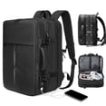 JWQFBC Business Travel Backpack Multiple Compartments Expandable Travel ...