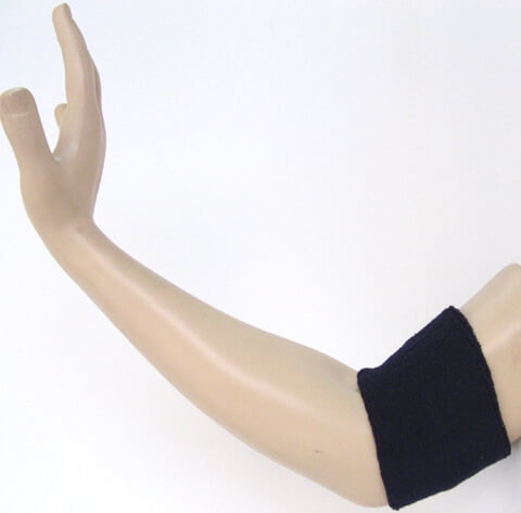 Couver Men's Arm/Bicep Bands (Cotton Terry Cloth) for Sweat Armband ...