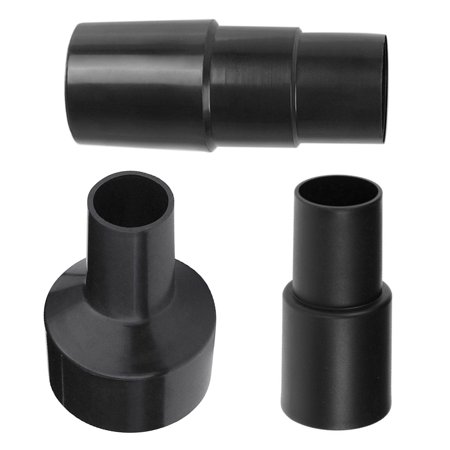 3PCS Vacuum Adapter,Plastic Vacuum Hose Adapter Connector Kit Wet Dry ...