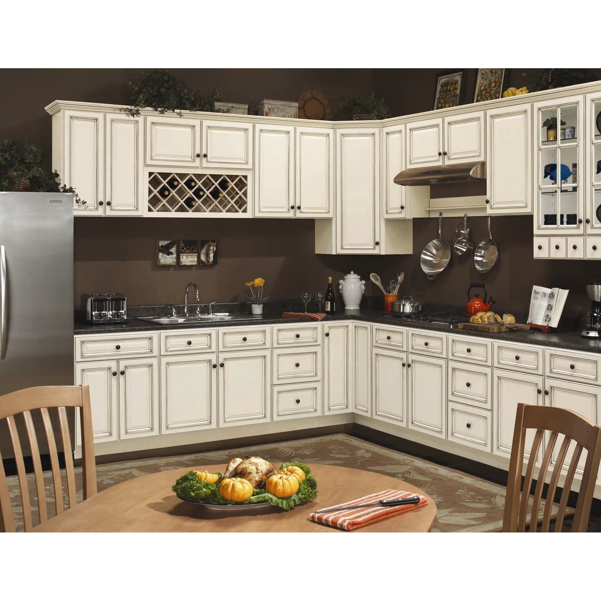 Ivory Colored Kitchen Cabinets