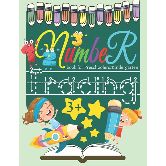 Math, Pre-K Learn and Explore: number Tracing Book for Preschoolers and ...