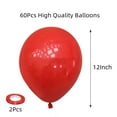 KAINSY Matte Red Latex Balloon 12 inch 62pcs Helium Balloons Party ...