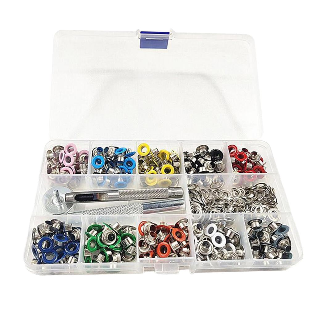 500Pcs/Box Eyelets Buckles Grommet DIY Shoes Clothes Leather Crafts ...