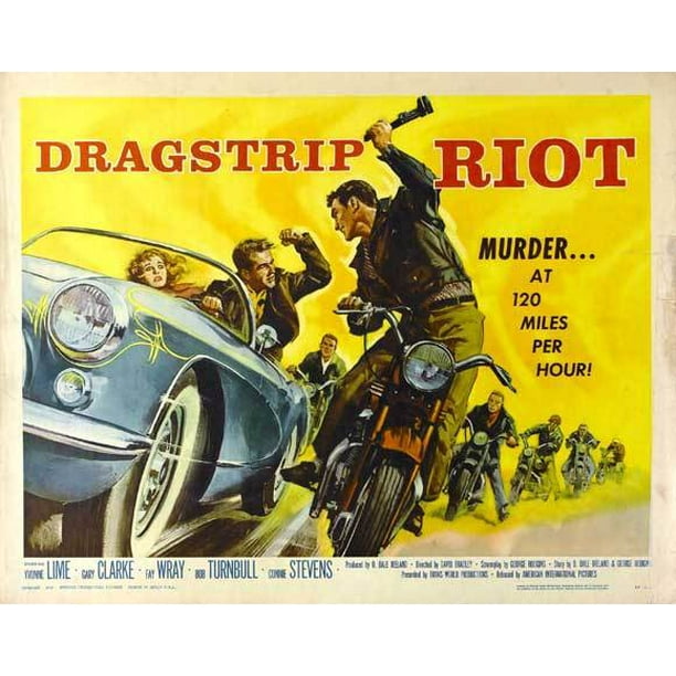 Dragstrip Riot POSTER (27x40) (1958) (Style B) - Walmart.com