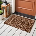 Bathroom Rugs 2x3 Ft, Brown Beige Non Slip Area Rugs for Kitchen ...