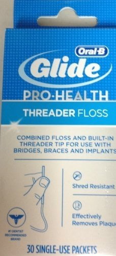 PACK OF 3 EACH CREST GLIDE THREADER FLOSS 30EA PT#3700046974 - Walmart ...