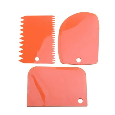 Flexible Curved Edge Silicone Bowl Scraper(5.98"×4.3"), Food Grade ...