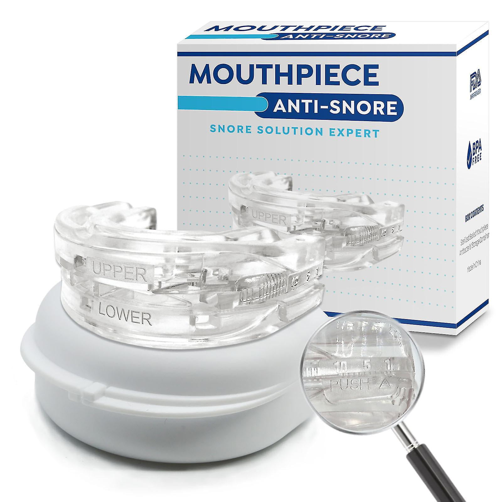 Anti-snore Mouthguard, Adjustable Anti-snoring Mouthpiece, Night Time ...