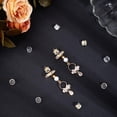 32Pcs 2 Colors Silicone Earring Backs 18K Gold Plated 316 Stainless ...