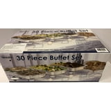 Free Shipping! Serve-Rite Buffet Party Server 30 Piece Food Warming Tray Set for Catering ...