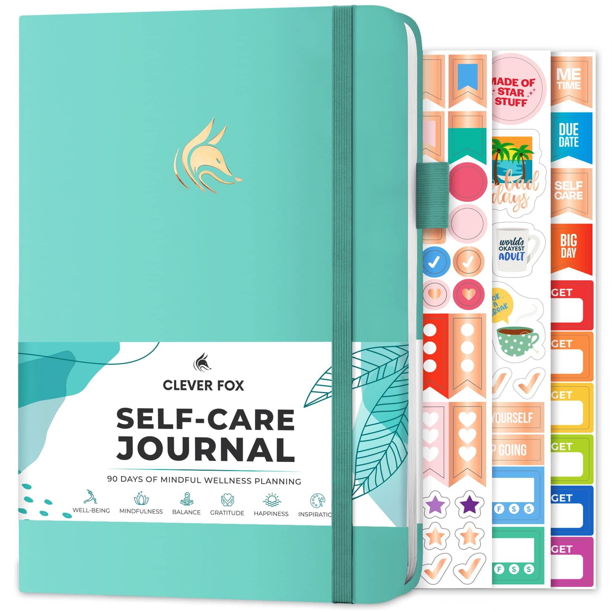 Clever Fox Self-Care Journal - Wellness & Daily Reflection Notebook ...