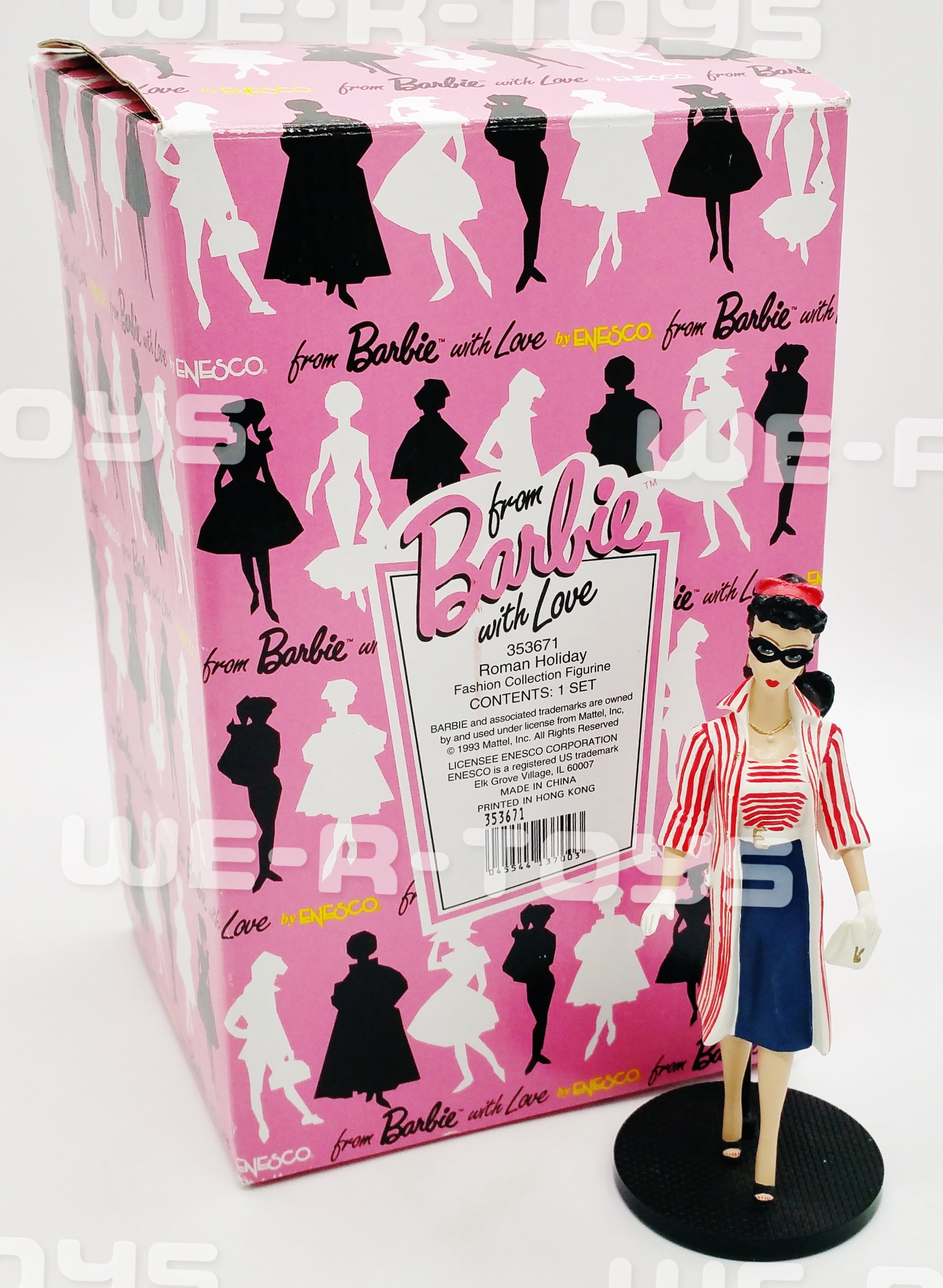 Barbie with Love Roman Holiday Fashion Collection Figurine Enesco 1993 ...