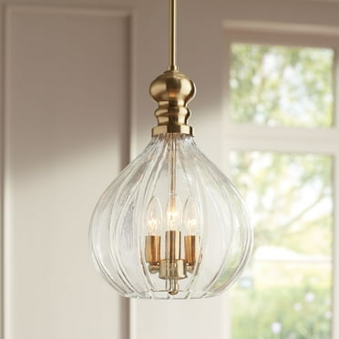 Possini Euro Design Warm Brass Mini Pendant Light 5 1/2" Wide Modern ...