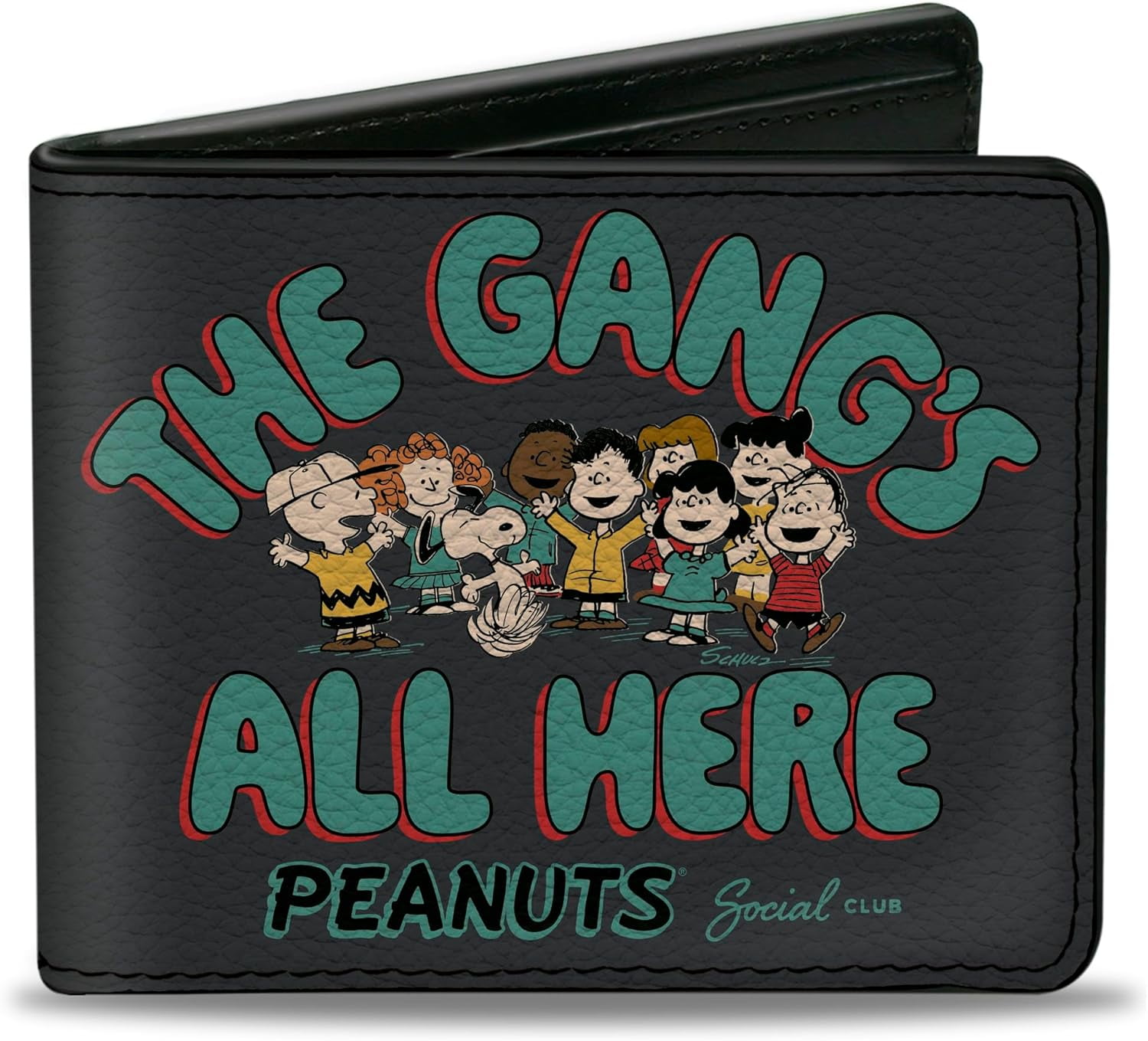 TRAHOO-Peanuts Wallet, Bifold, Peanuts Gang the Gangs All Here Group ...