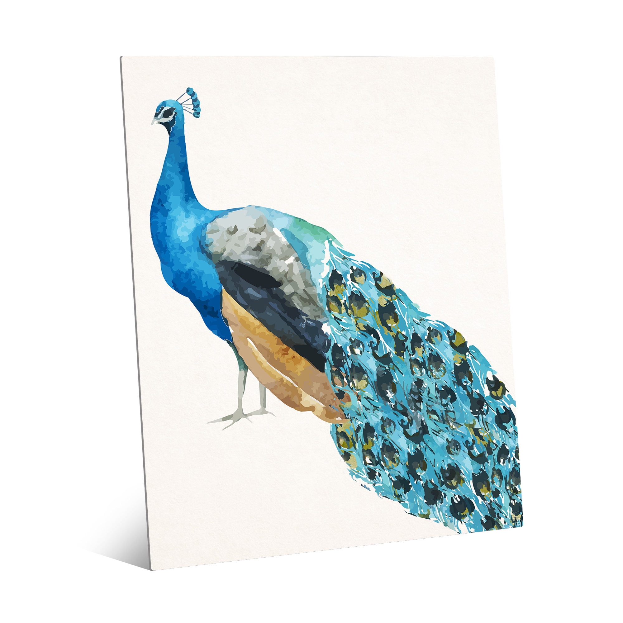 Peacock Feather Metal Wall Art