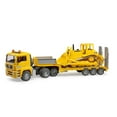 Bruder Toys Plastic Realistic Miniature Toy MAN TGA Loader Truck w/CAT ...