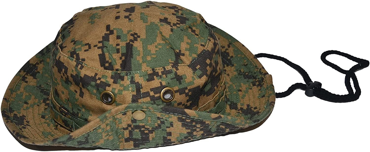 Boonie Safari Bucket Hat Foldable Military Style Cap - Walmart.com