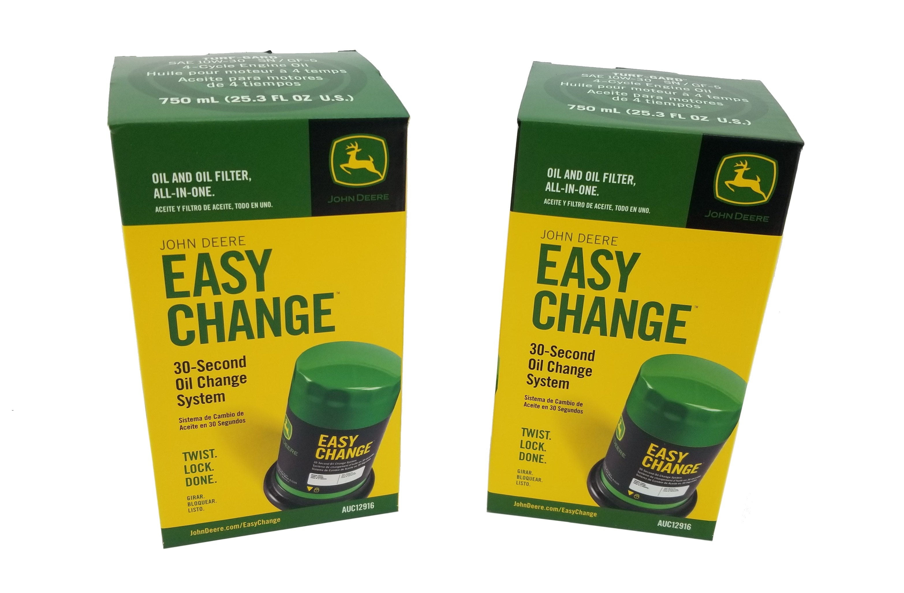 John Deere (2 PACK) Easy Change 30-Second Oil Change System - AUC12916 ...