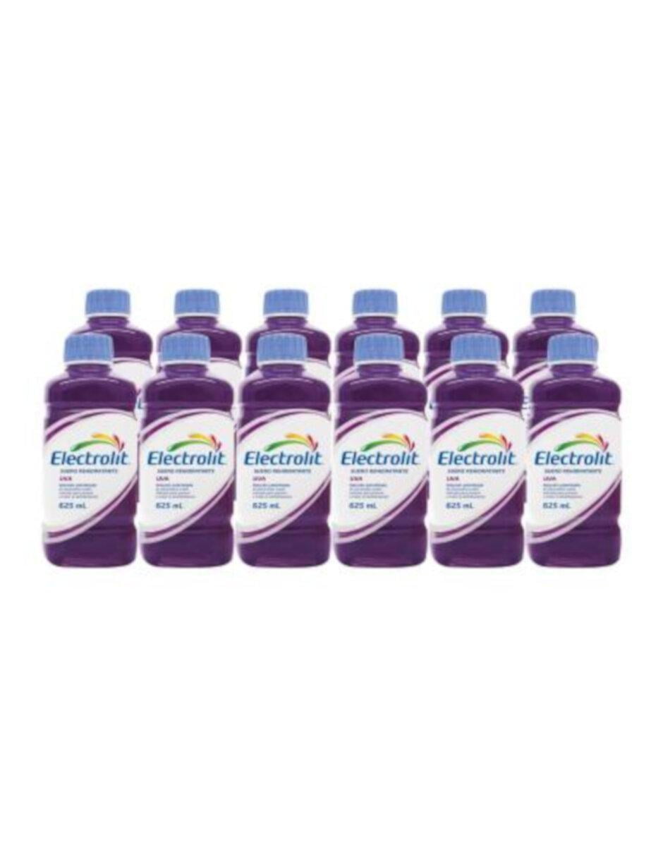 Pack de 12 Suero Electrolit Uva 625 ml Electrolit Uva | Walmart en línea