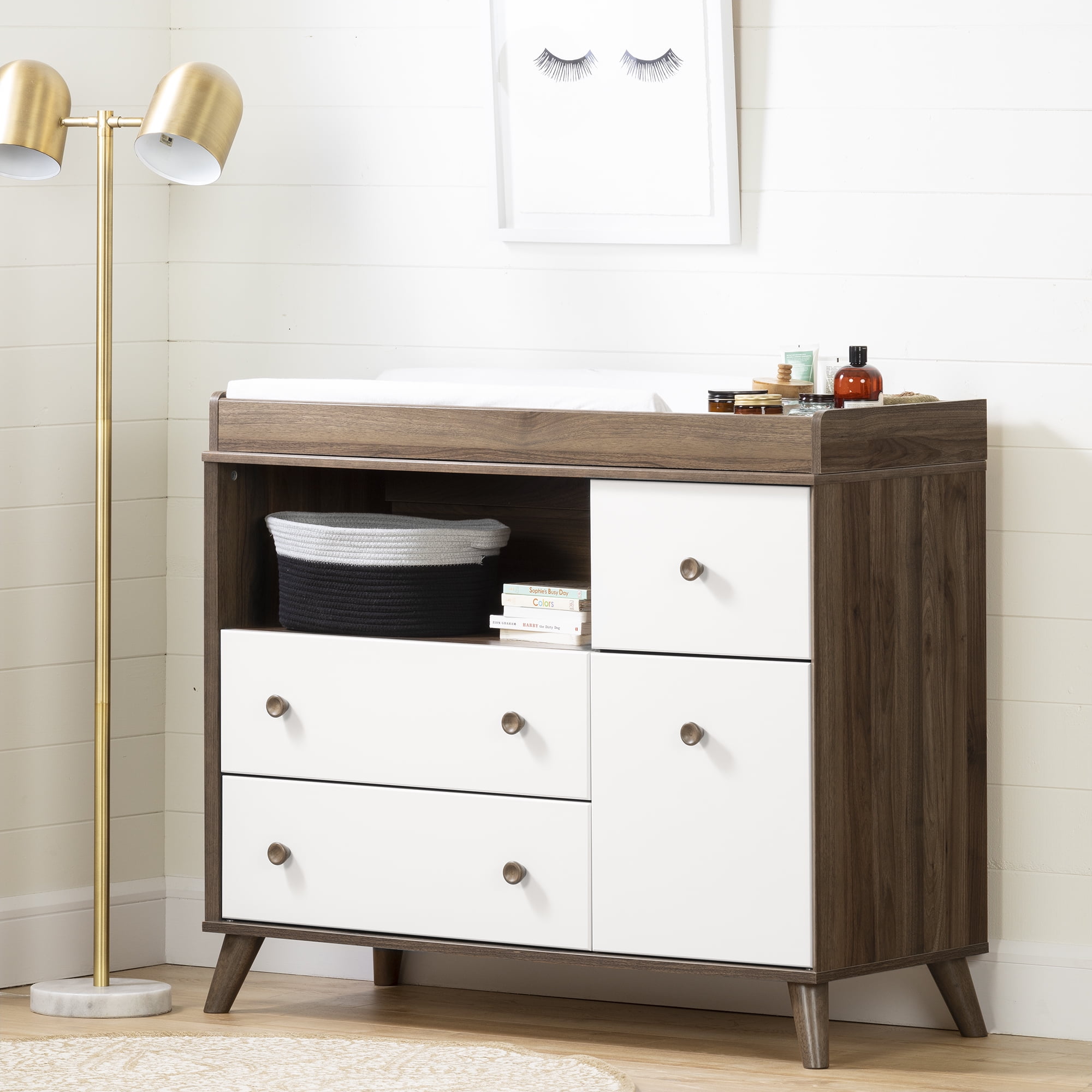 Click here for South Shore Yodi Changing Table With Drawers And O... prices
